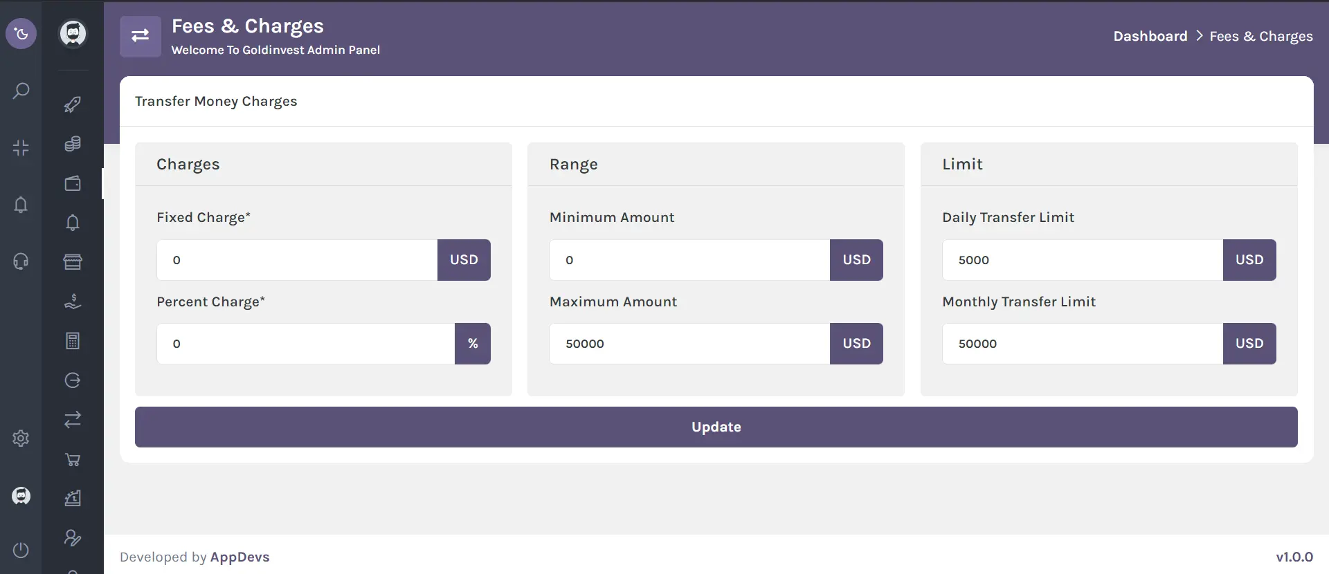 Admin Setup Default – Remitium Documentation
